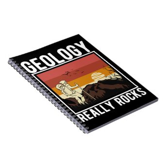 Funny Geology Rocks Collecting Geologist Notebook | Zazzle