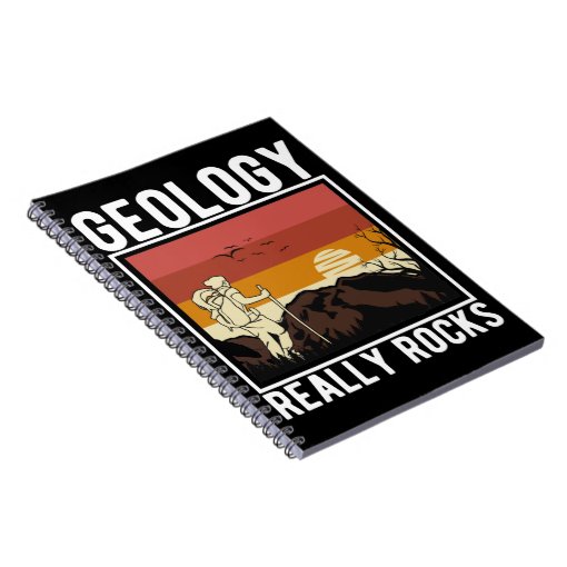 Funny Geology Rocks Collecting Geologist Notebook | Zazzle
