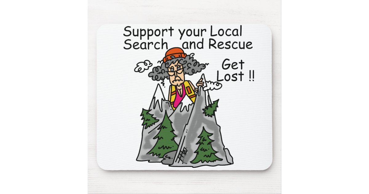 Funny Get Lost Mouse Pad | Zazzle