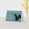 Funny Get Well Card with Squirrel | Zazzle