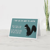Funny Get Well Card with Squirrel | Zazzle