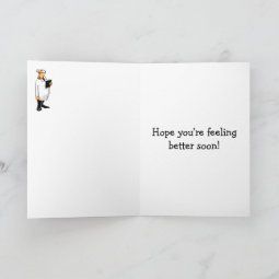 Funny Get Well Greeting Card | Zazzle