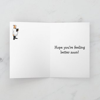 Funny Get Well Greeting Card | Zazzle