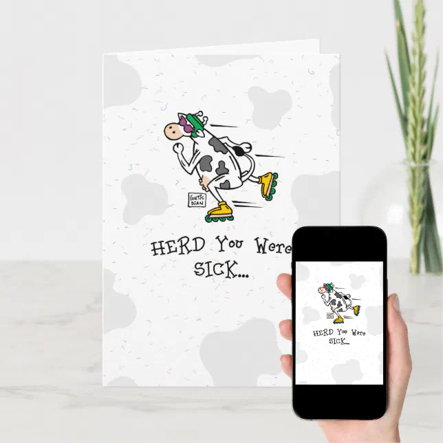 Funny Get Well Greeting Card | Zazzle