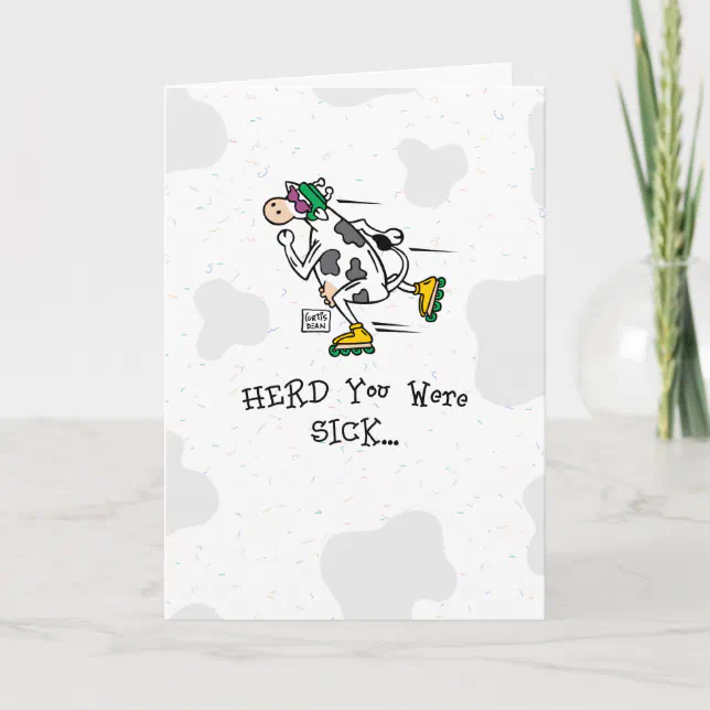 Funny Get Well Greeting Card | Zazzle