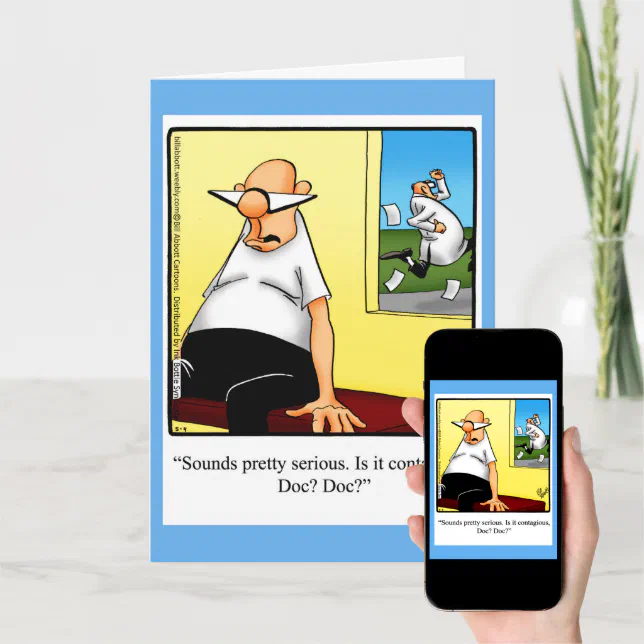 Funny Get Well Humor Greeting Card | Zazzle