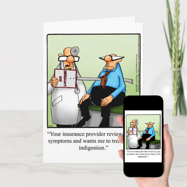 Funny Get Well Humor Greeting Card | Zazzle