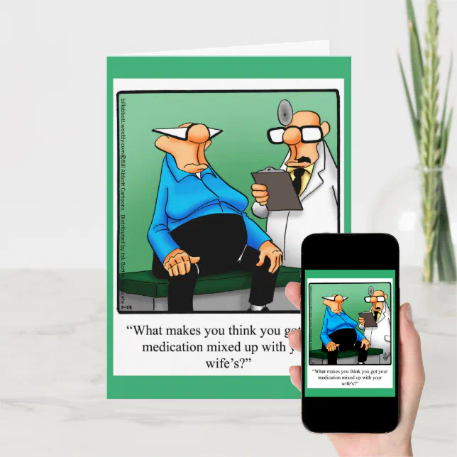 Funny Get Well Humor Greeting Card | Zazzle