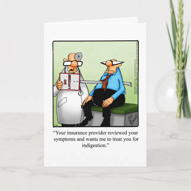 Funny Get Well Humor Greeting Card | Zazzle
