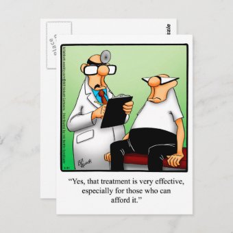 Funny Get Well Humor Postcard | Zazzle