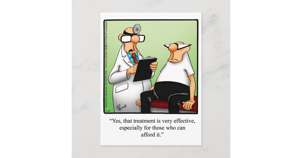 Funny Get Well Humor Postcard | Zazzle