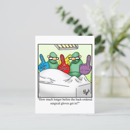 Funny Get Well Humor Postcard | Zazzle