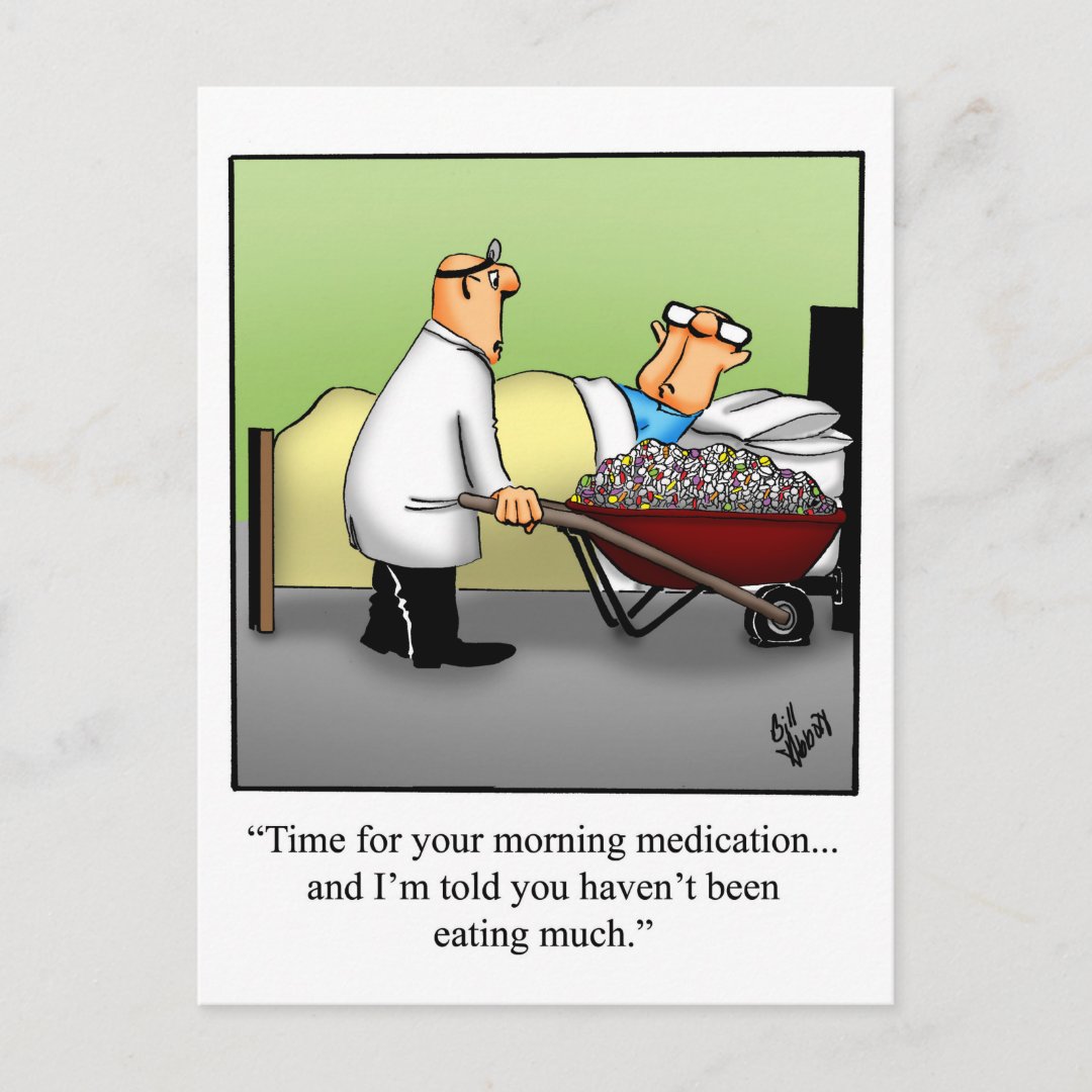 Funny Get Well Postcard | Zazzle