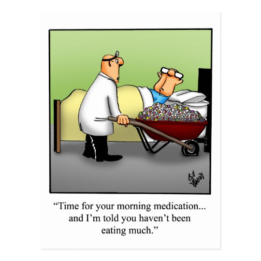 Funny Get Well Postcard | Zazzle.com