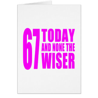 Funny 67th Birthday Cards - Greeting & Photo Cards | Zazzle