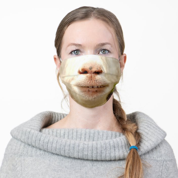 Funny Goat face mask, cute goat nose animal mask | Zazzle.com