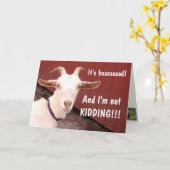 Funny Goat It's Baaaaad Get Well Card | Zazzle