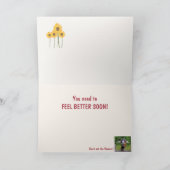 Funny Goat It's Baaaaad Get Well Card | Zazzle