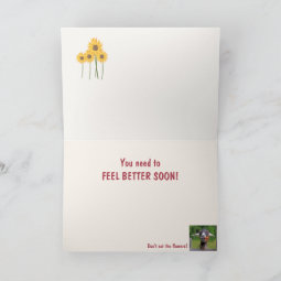 Funny Goat It's Baaaaad Get Well Card | Zazzle