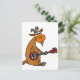Funny Goat Playing Banjo Art Postcard | Zazzle