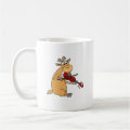 Funny Goat Playing Fiddle Cartoon Coffee Mug | Zazzle