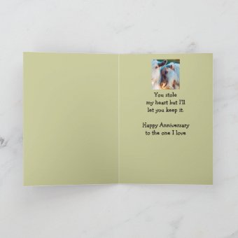 Funny Goats Anniversary Cartoon Spouse or Partner Card | Zazzle