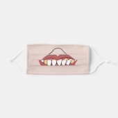 Funny Gold Teeth Adult Cloth Face Mask | Zazzle