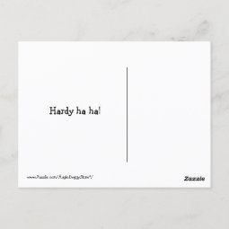 Funny Golden Retriever Reptile Dysfunction Joke Postcard | Zazzle