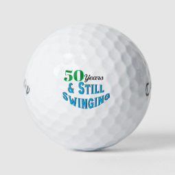 Funny Golf Balls 50th Birthday | Zazzle