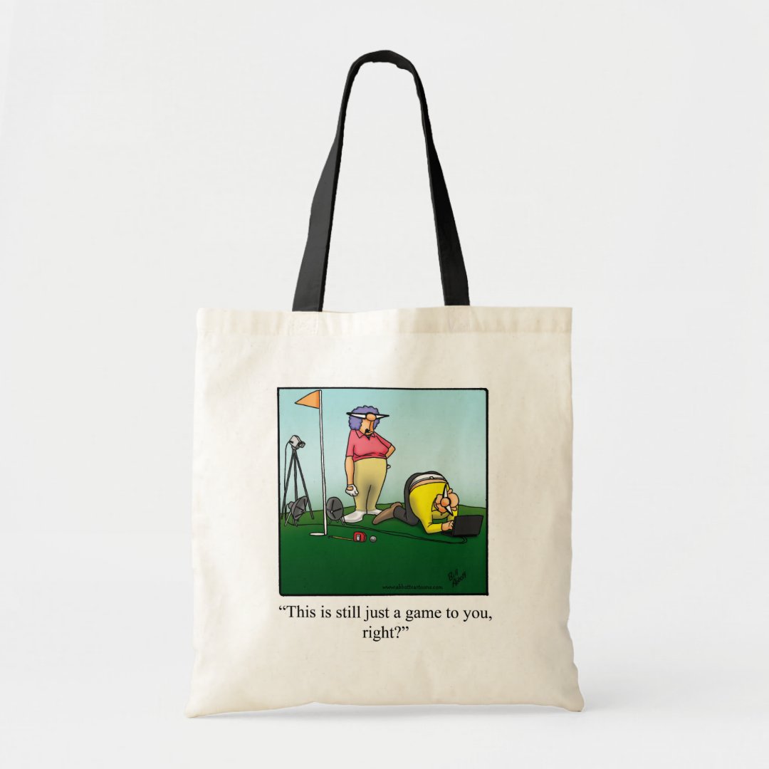 Funny Golf Couple Humor Tote Bag | Zazzle