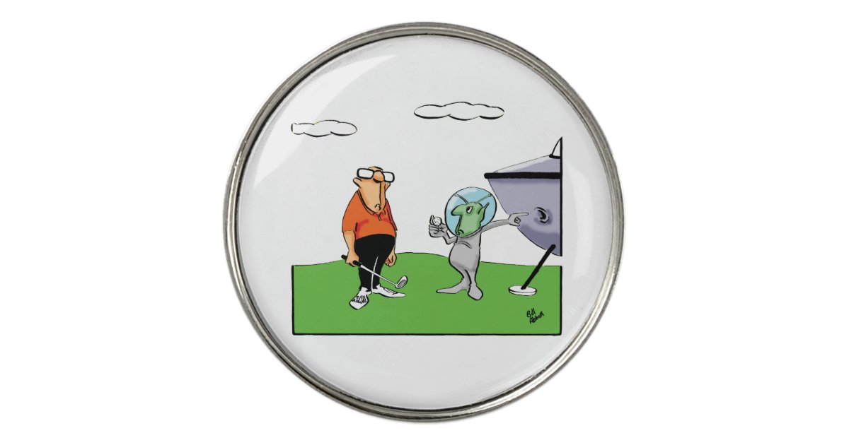 Funny Golf Humor Golf Ball Markers | Zazzle