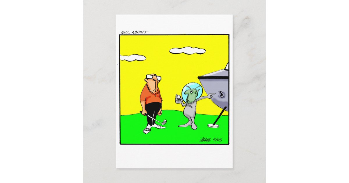 Funny Golf Humor Postcard | Zazzle