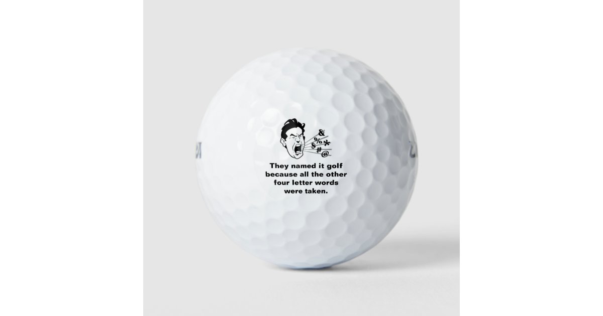 Funny Golf Quote Golf Balls Zazzle Funny Golf Quote Golf Balls Zazzle