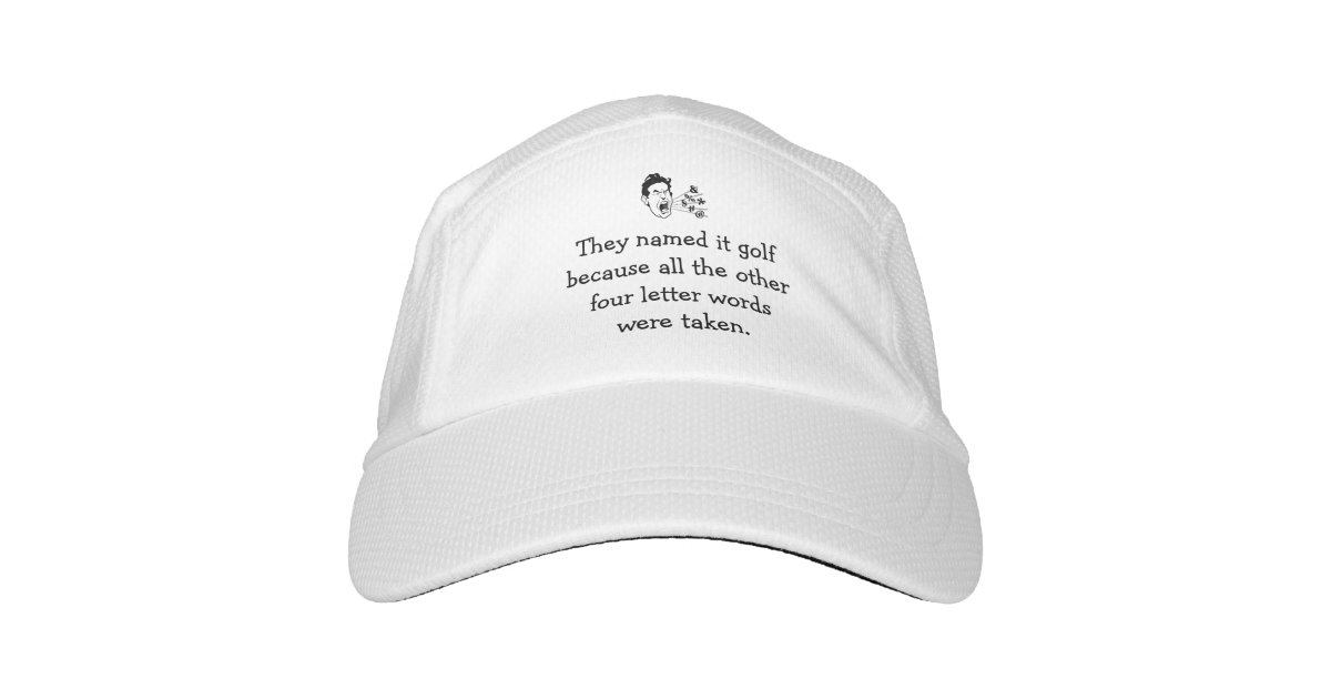 Funny Golf Quote Hat | Zazzle