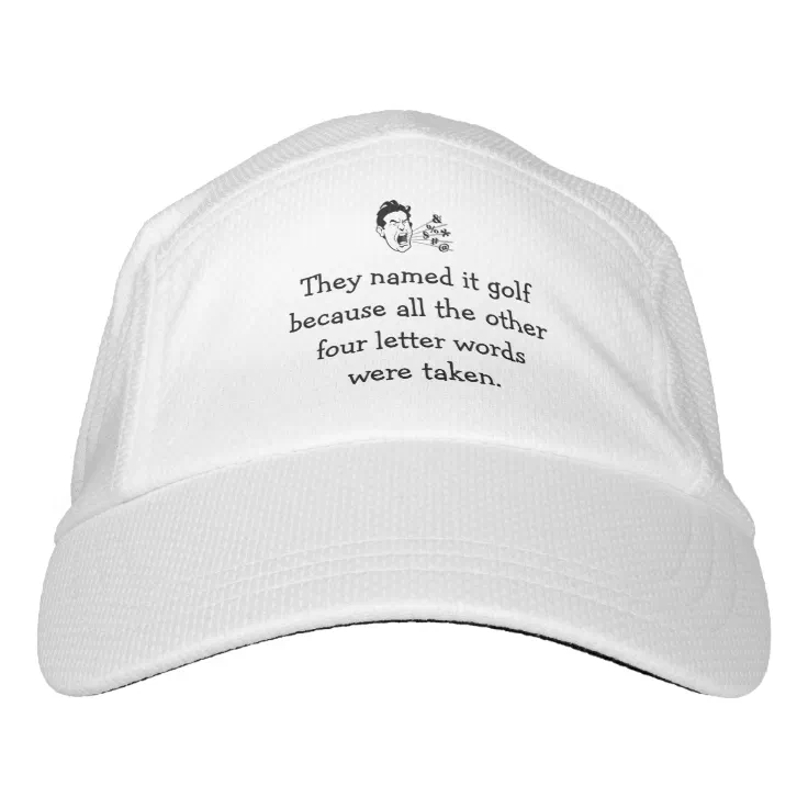 Funny Golf Quote Hat | Zazzle