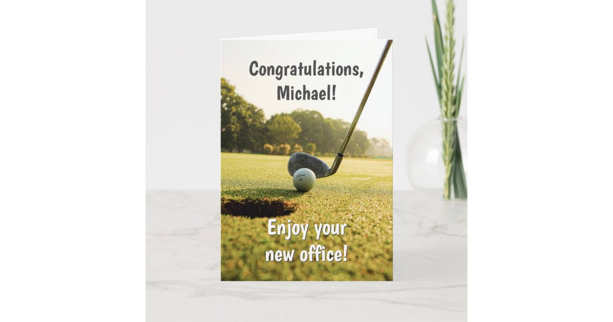 Funny Golf Retirement Card | Zazzle