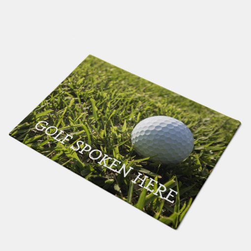 Funny Golf Theme House Front Doormat | Zazzle