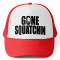 Funny GONE SQUATCHIN HAT - Special *BOBO* Edition | Zazzle