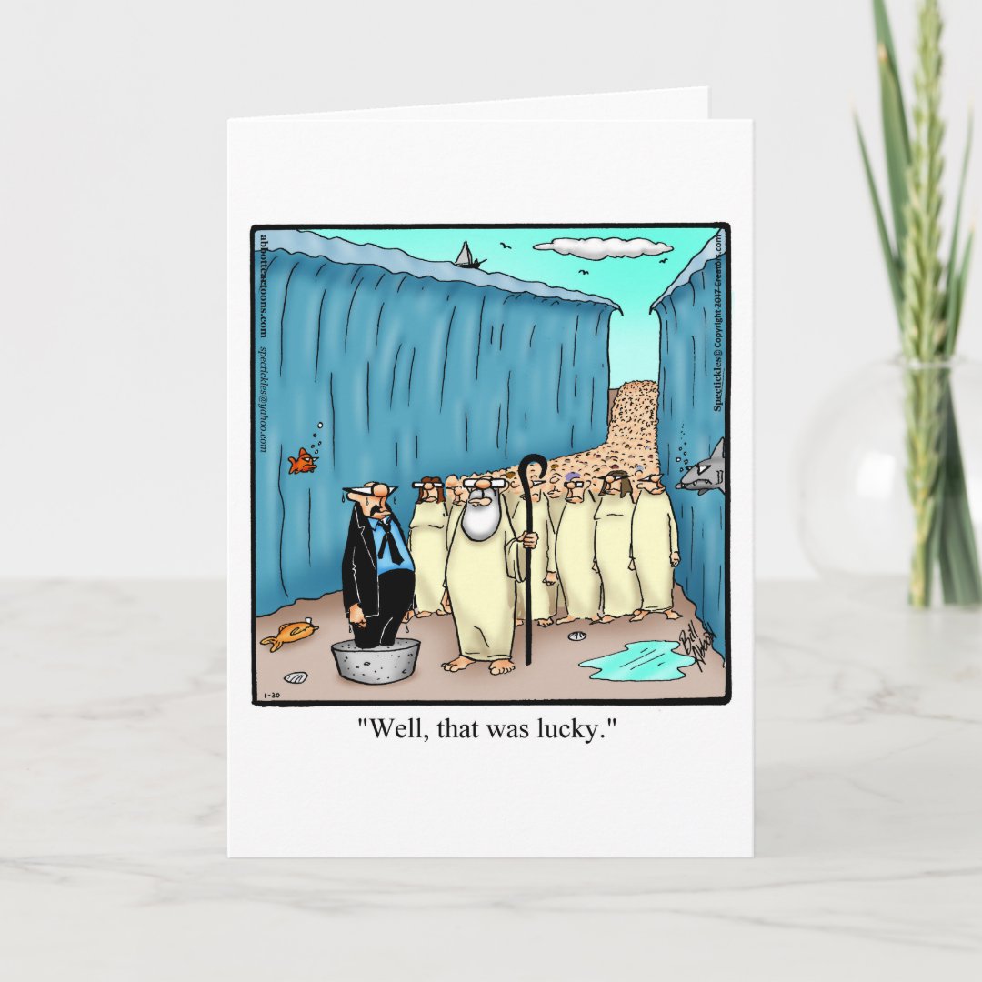 Funny Good Luck Wishes Greeting Card | Zazzle