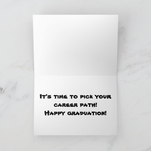 Funny Graduation Card | Zazzle