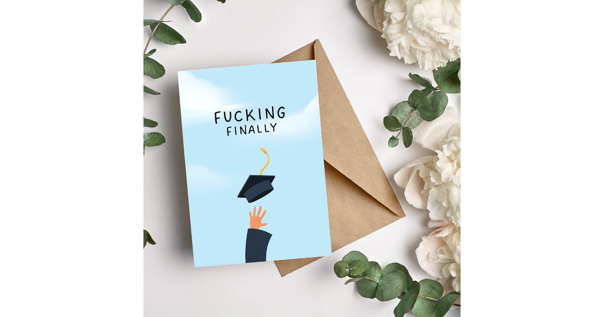 Funny Graduation Card | Zazzle