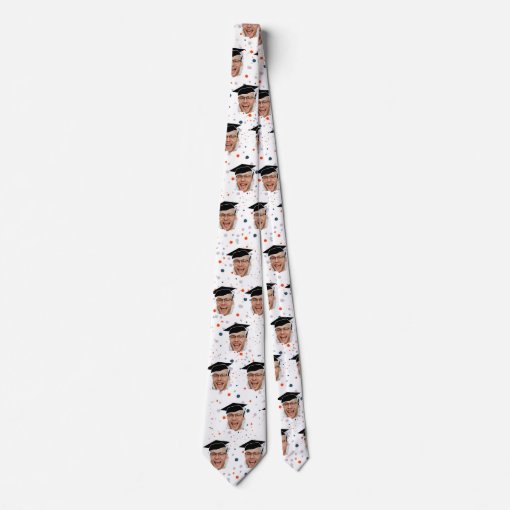 Funny Graduation Photo Neck Tie | Zazzle