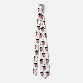 Funny Graduation Photo Neck Tie | Zazzle