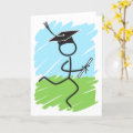 Funny Graduation Runner - Cross Country Track Card | Zazzle