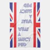 Funny Great British Bake Off Saucy Pud Kitchen Towel | Zazzle