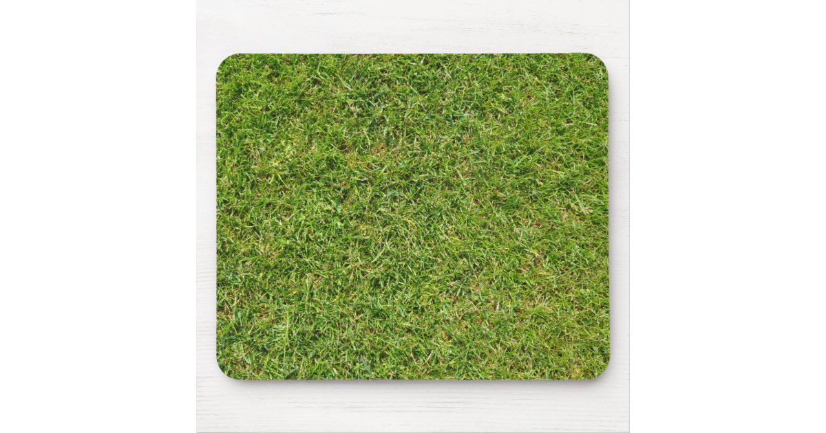 Funny Green Grass Lawn Mouse Pad | Zazzle