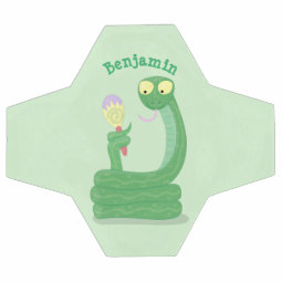 Funny green snake with maraca cartoon soccer ball | Zazzle