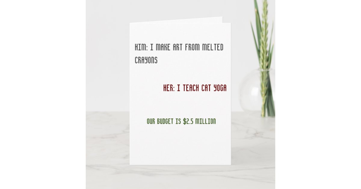 Funny Greeting Card | Zazzle