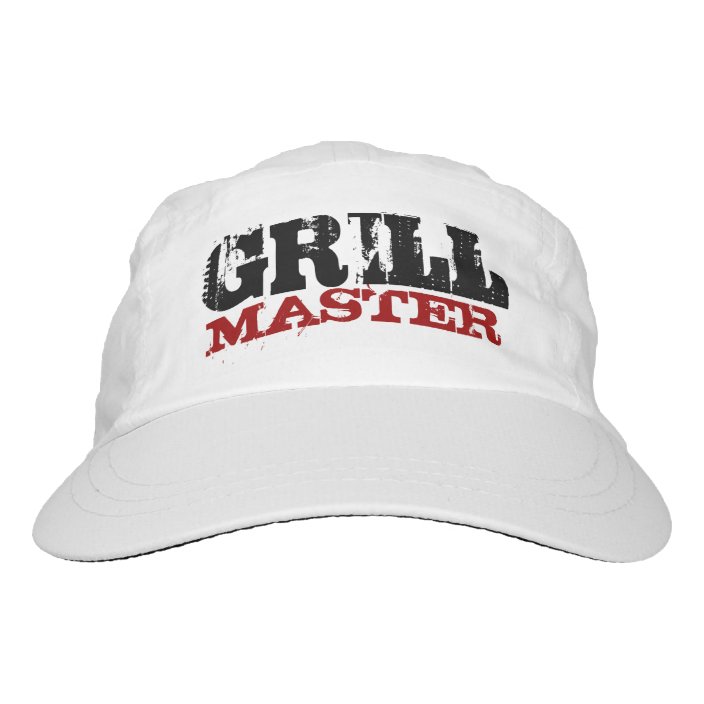 Funny Grill Master cooking hat for BBQ chef | Zazzle.com