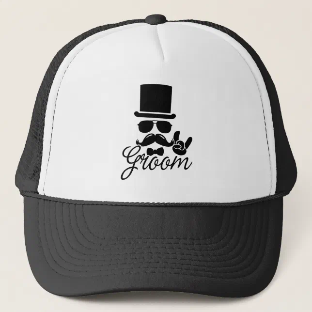 Funny Groom Gift for Bachelor Party & Wedding Trucker Hat | Zazzle
